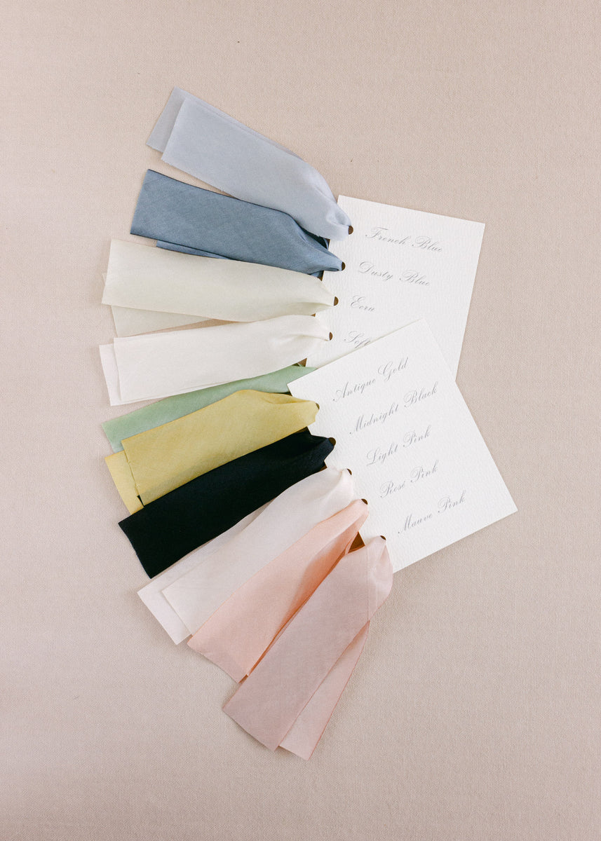 Silk Ribbon Color Sample Packet – Explore Hand-Dyed Luxurious Colors ...